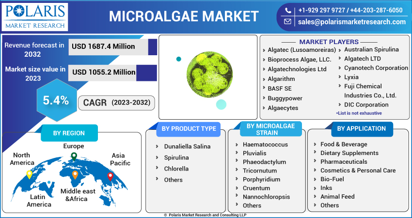 Microalgae Market Size, Share Global Analysis Report, 2023-2032